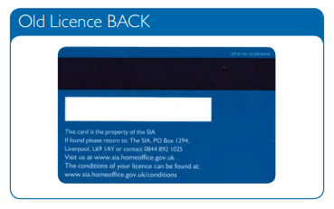 What Does The New SIA Licence Look Like? Old Vs New - Get Licensed Blog