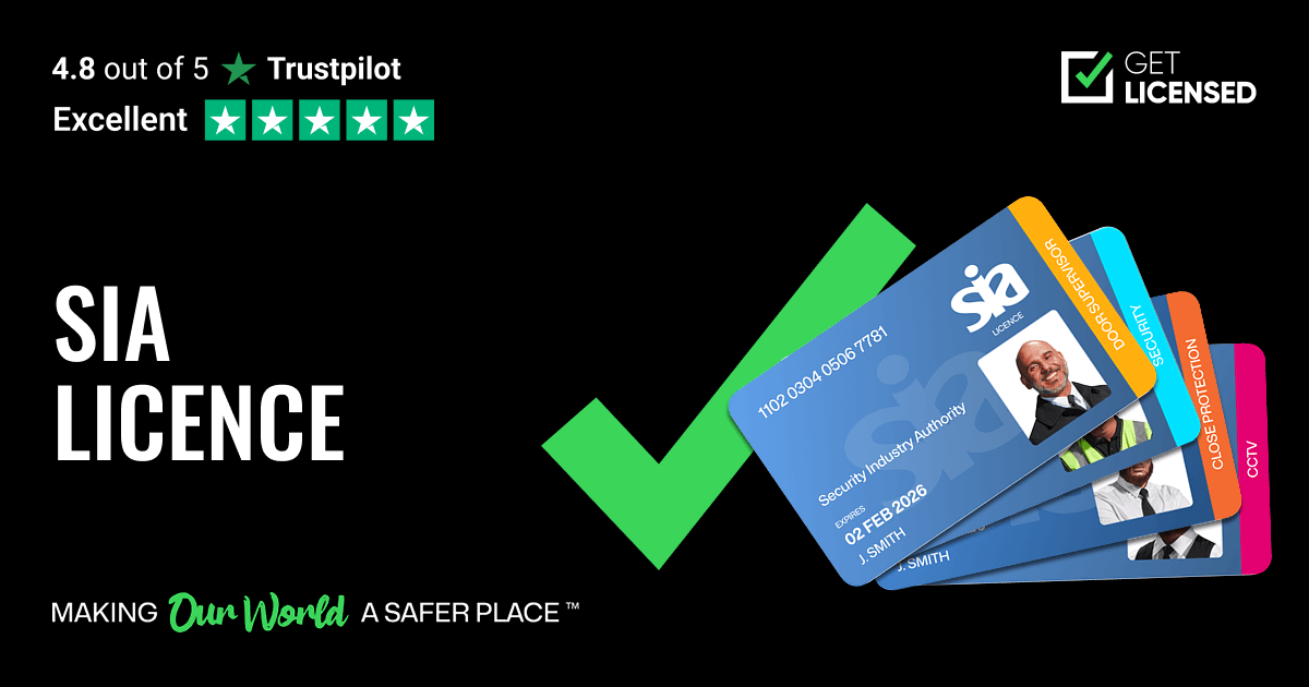 SIA Security Licences UK | Get Licensed